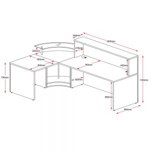 Flow Reception Desk | Super Fast Delivery | Epic Office Furniture