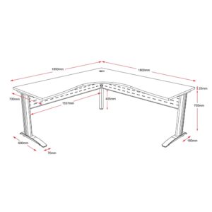 Rapid Span Corner Workstation - Epic Office Furniture
