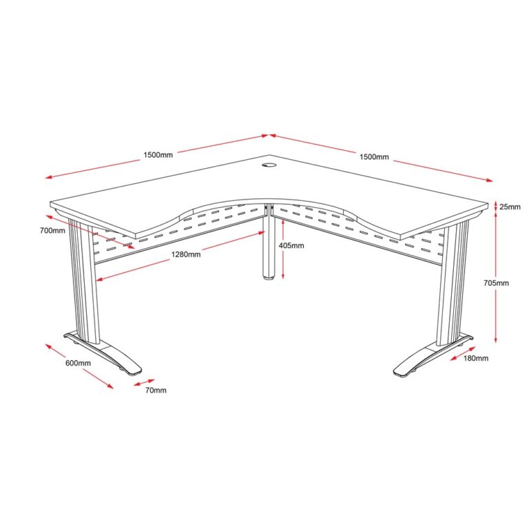 Rapid Span Corner Workstation - Epic Office Furniture