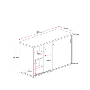 Rapid Span Lockable Credenza | Epic Office Furniture