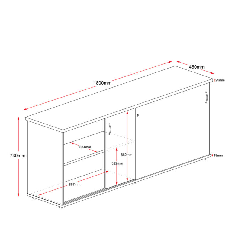 Rapid Span Lockable Credenza | Epic Office Furniture