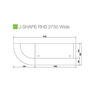 Executive J-Shape Reception Desk | Epic Office Furniture