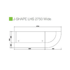 Executive J-Shape Reception Desk | Epic Office Furniture