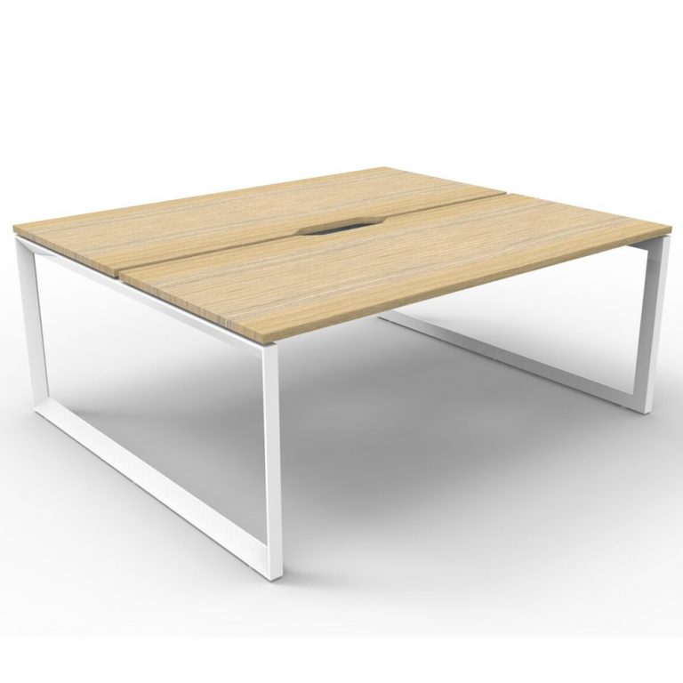 Deluxe Infinity 2 Person Back to Back Workstation - Epic Office Furniture