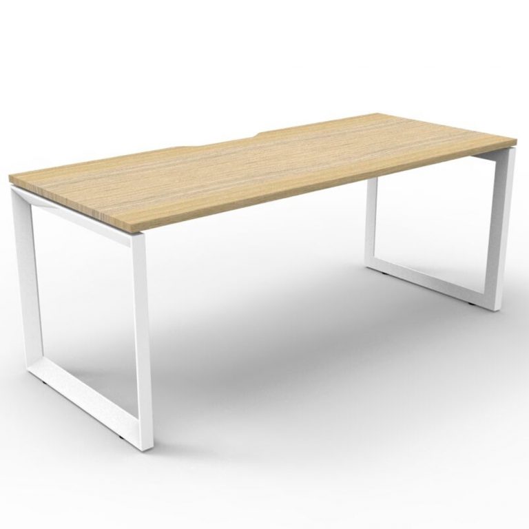 Deluxe Infinity Loop Leg 1 Person Workstation | Epic Office Furniture