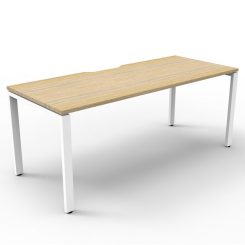 Deluxe Infinity Profile Leg 1 Person Workstation | Epic Office Furniture