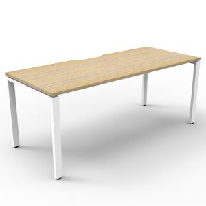 Deluxe Infinity Profile Leg 1 Person Workstation | Epic Office Furniture