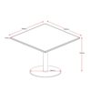 Disc Base Square Meeting Table | Epic Office Furniture