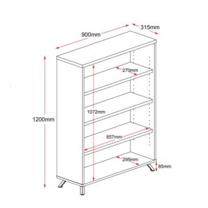 Deluxe Infinity Bookcase | Epic Office Furniture