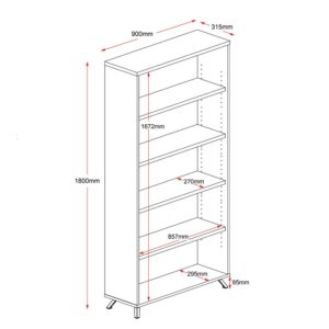 Deluxe Infinity Bookcase | Epic Office Furniture