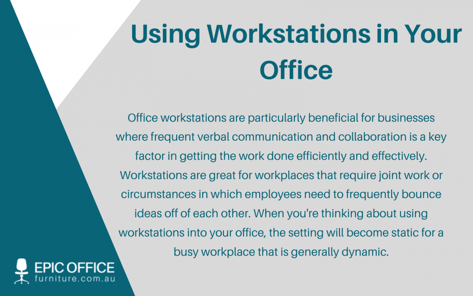 How The Modern Workplace Functions With Large Office Workstations