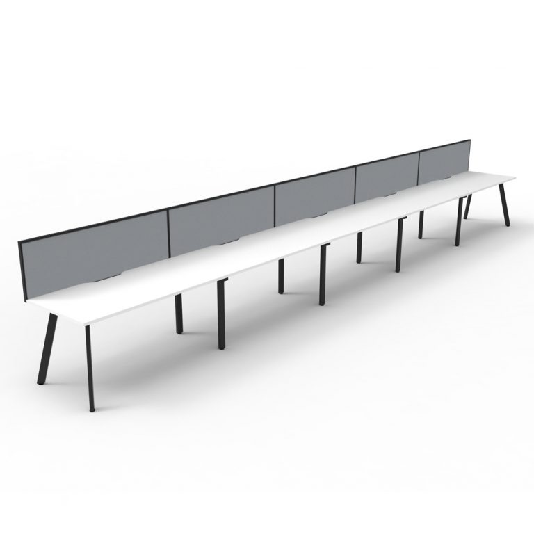 Eternity 5 Person Workstation & Screen - Epic Office Furniture