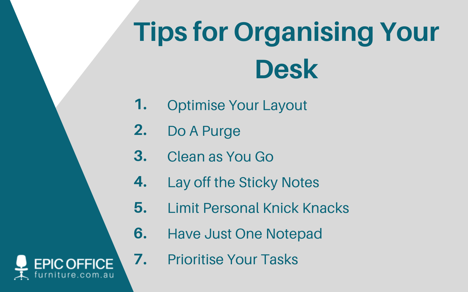 How To Organise Your Desk | Your Guide to An Organised Desk & Office