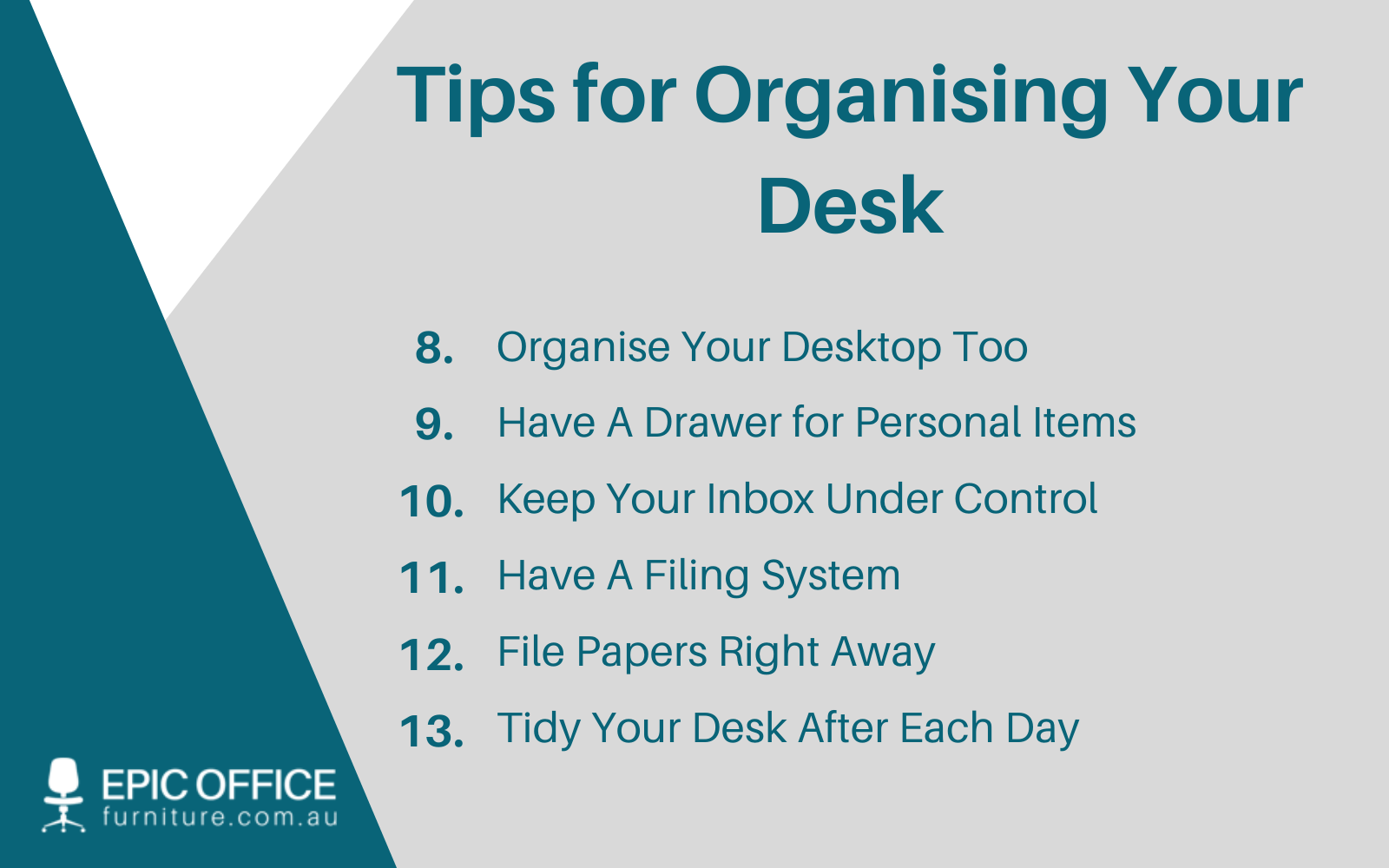 How To Organise Your Desk | Your Guide to An Organised Desk & Office