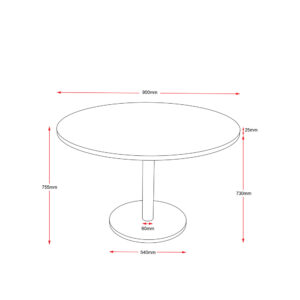 Disc Base Round Table | Epic Office Furniture