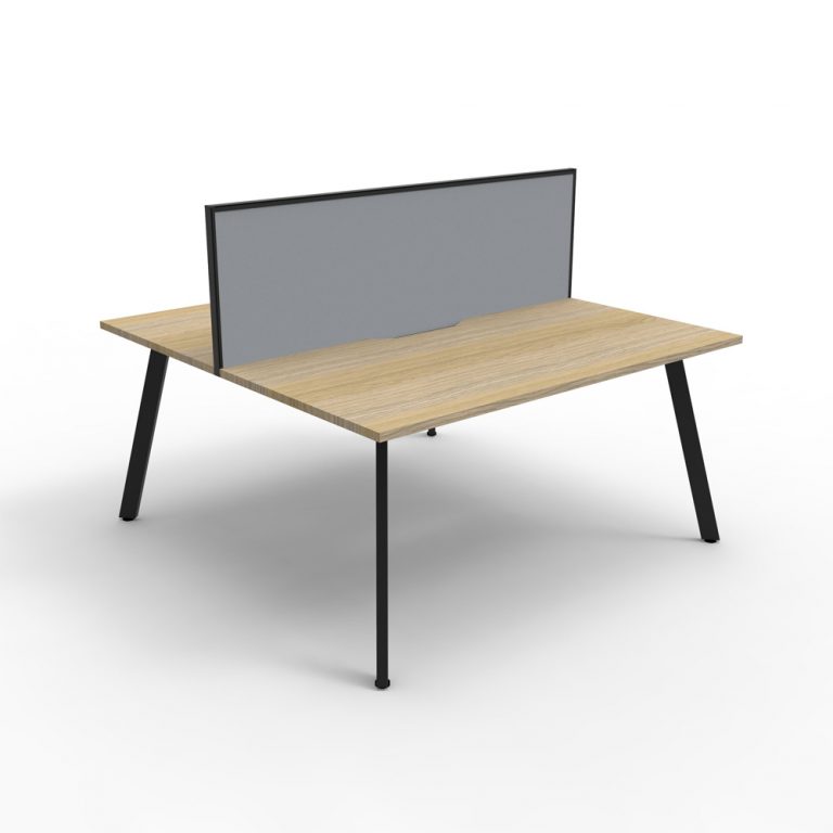 Eternity Back-to-Back 2 Person Workstation & Screen - Epic Office Furniture