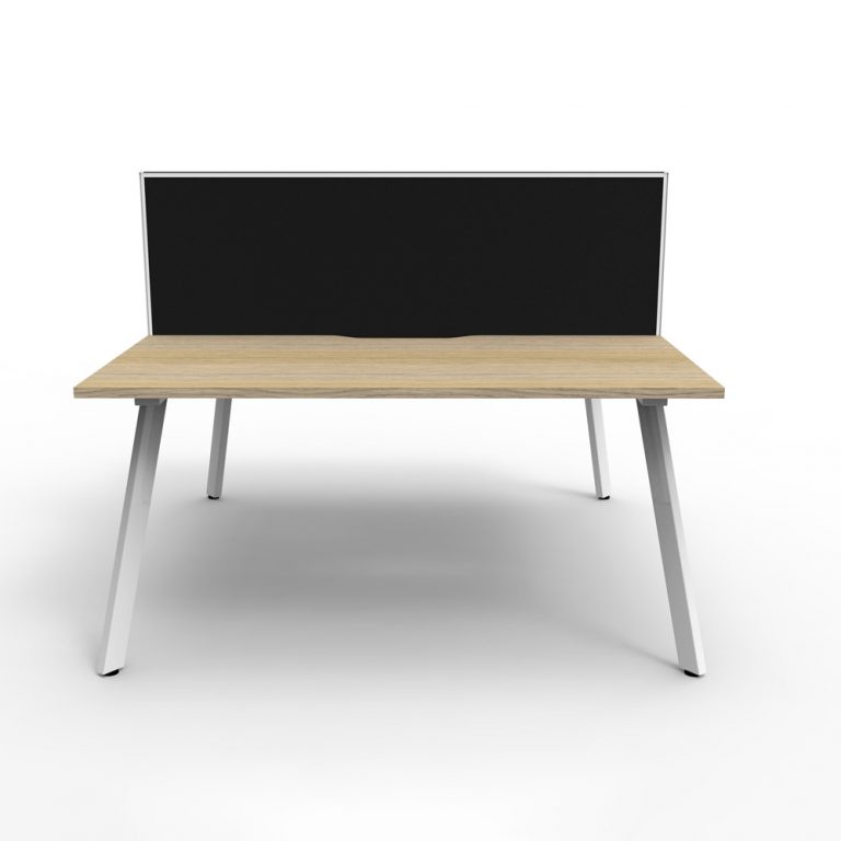 Eternity Back-to-Back 2 Person Workstation & Screen - Epic Office Furniture