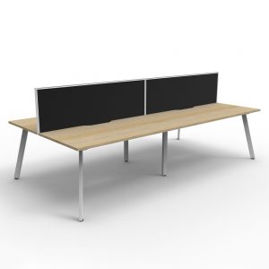 Eternity 4 Person Workstation Pod - Epic Office Furniture