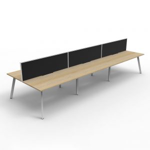 6 Person Desks - Multi-User Workstations - Epic Office Furniture