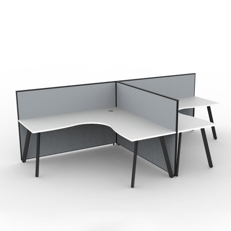 SHUSH30 2-Person Corner Workstation 'T' Configuration | Epic Office ...