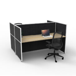 SHUSH30 2 Person Workstation Back to Back | Epic Office Furniture