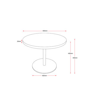 Disc Base Coffee Table | Epic Office Furniture