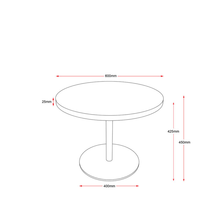 Disc Base Coffee Table | Epic Office Furniture