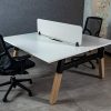 Trestle 2 Person Back to Back Workstation | Epic Office Furniture