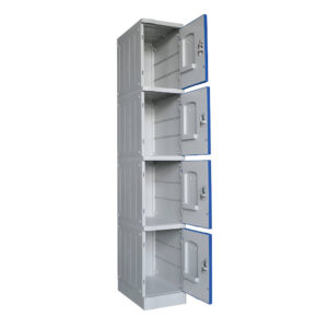 Steelco 4 Door ABS Plastic Locker - Triple | Epic Office Furniture