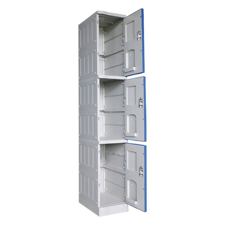 Steelco 3 Door ABS Plastic Locker - Triple | Epic Office Furniture