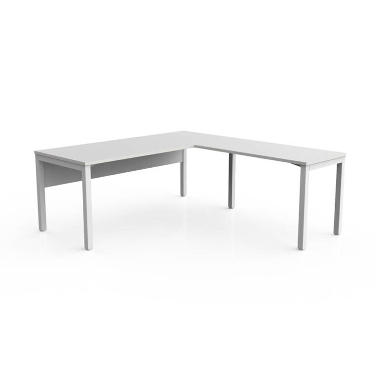 Anvil Straight Desk with Modesty | Epic Office Furniture