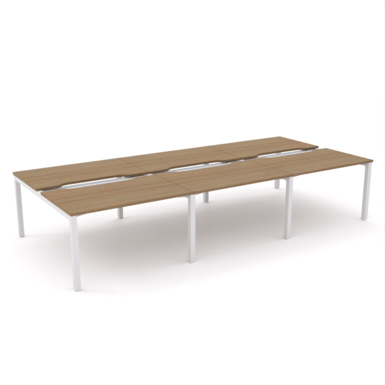 6 Person Desks - Multi-User Workstations - Epic Office Furniture