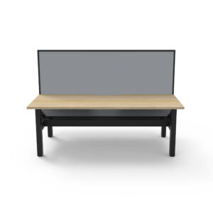 Boost Static Back to Back Workstation with Screen | Epic Office Furniture