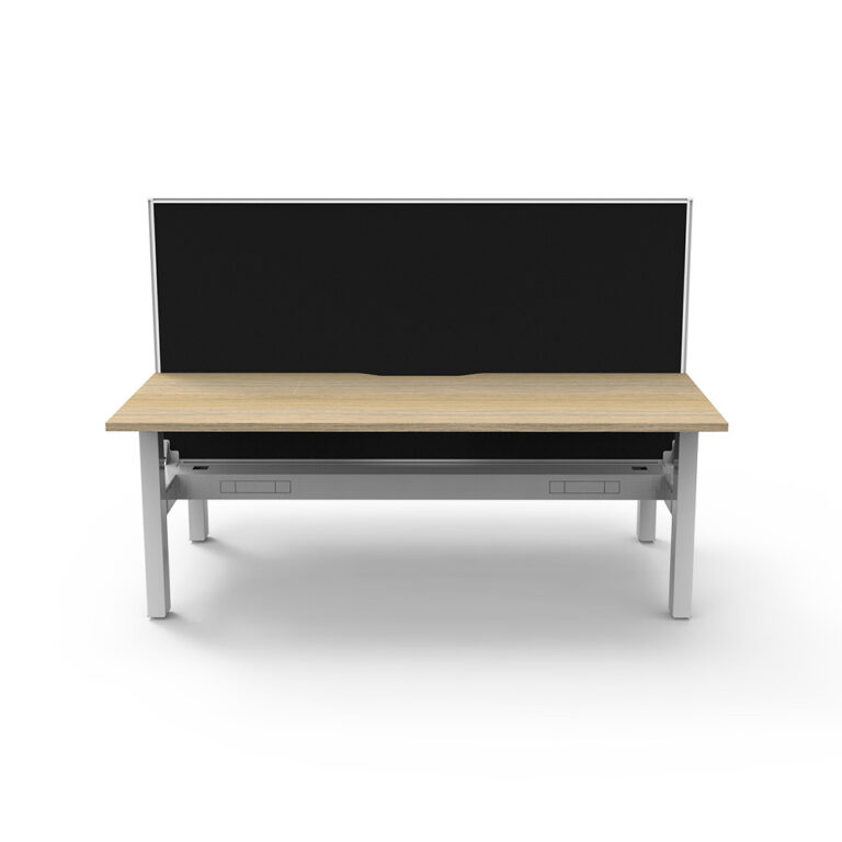 Boost Static Back to Back Workstation with Screen | Epic Office Furniture