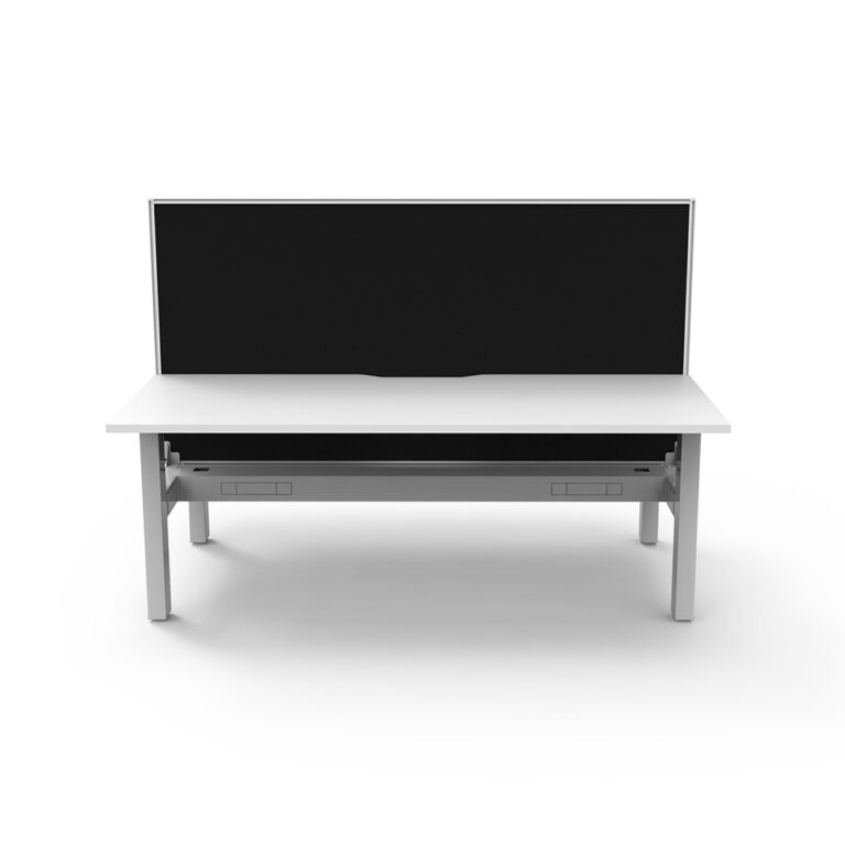 Boost Static Back to Back Workstation with Screen | Epic Office Furniture
