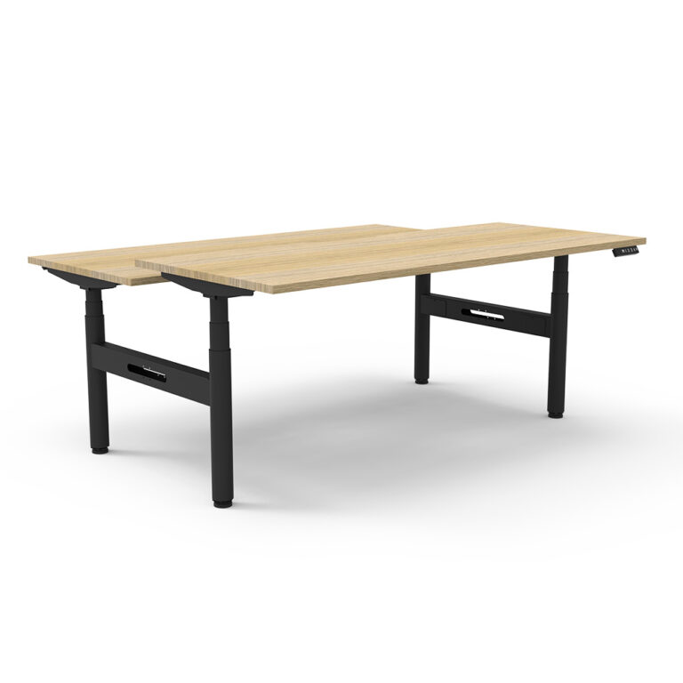 Halo+ Height Adjustable Back to Back Workstation | Epic Office Furniture