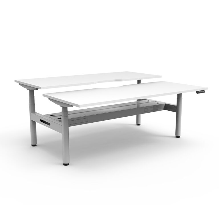 Halo+ Height Adjustable Back to Back Workstation | Epic Office Furniture