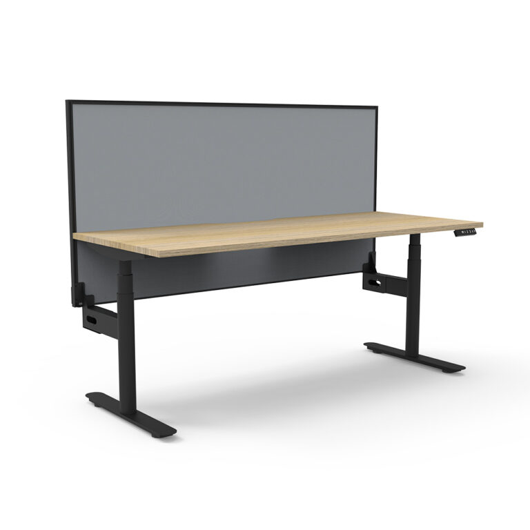 Halo+ Height Adjustable Desk with Screen | Epic Office Furniture