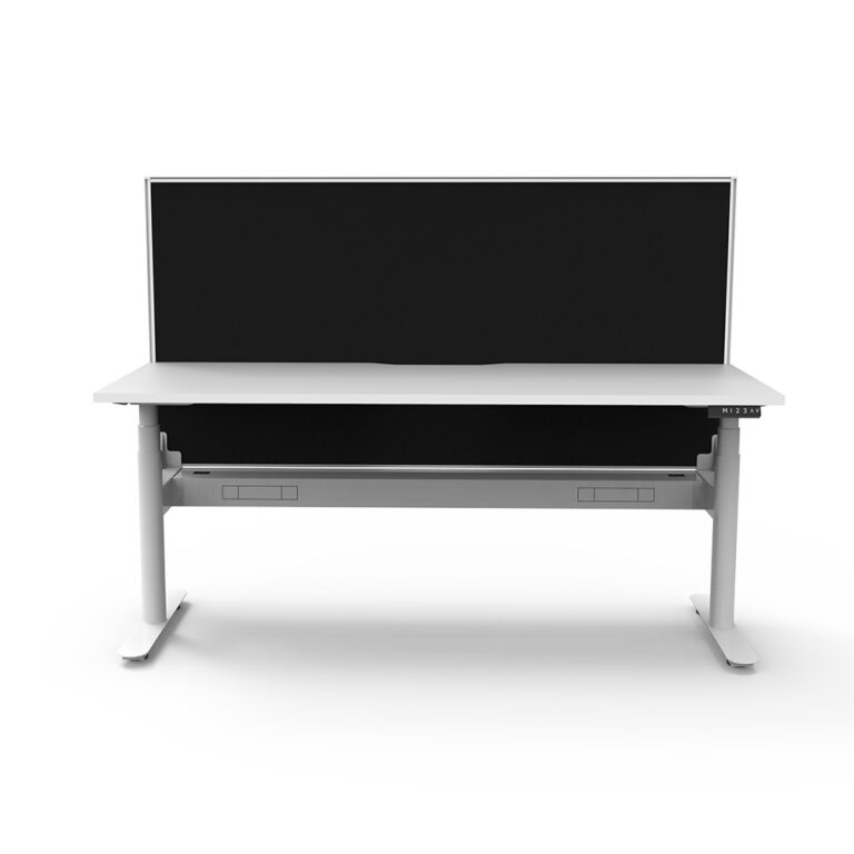 Halo+ Height Adjustable Desk with Screen | Epic Office Furniture
