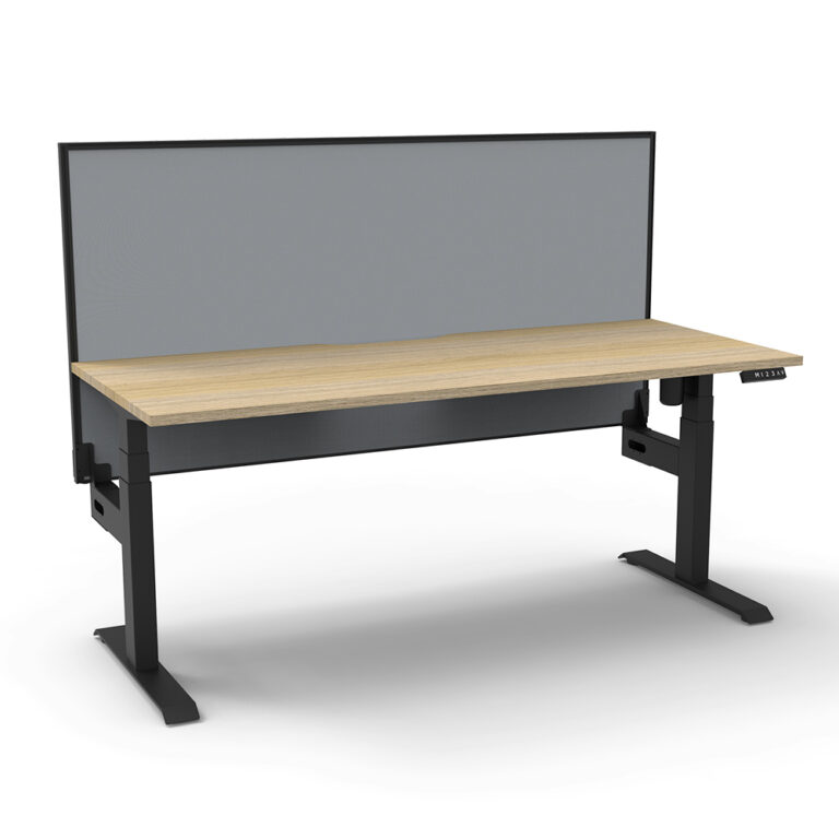 Boost Light Height Adjustable Desk with Screen | Epic Office Furniture