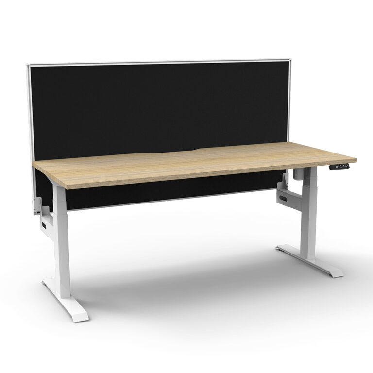 Boost Light Height Adjustable Desk with Screen | Epic Office Furniture
