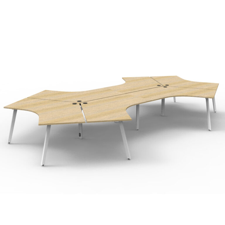 Eternity 3 Person 120 Degree Workstation | Epic Office Furniture