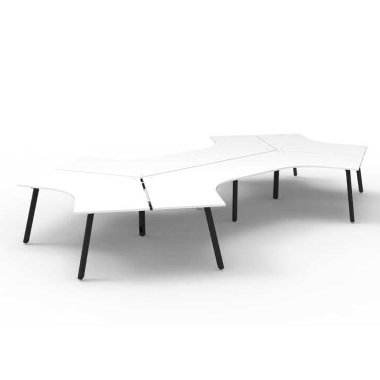 Eternity 3 Person 120 Degree Workstation | Epic Office Furniture