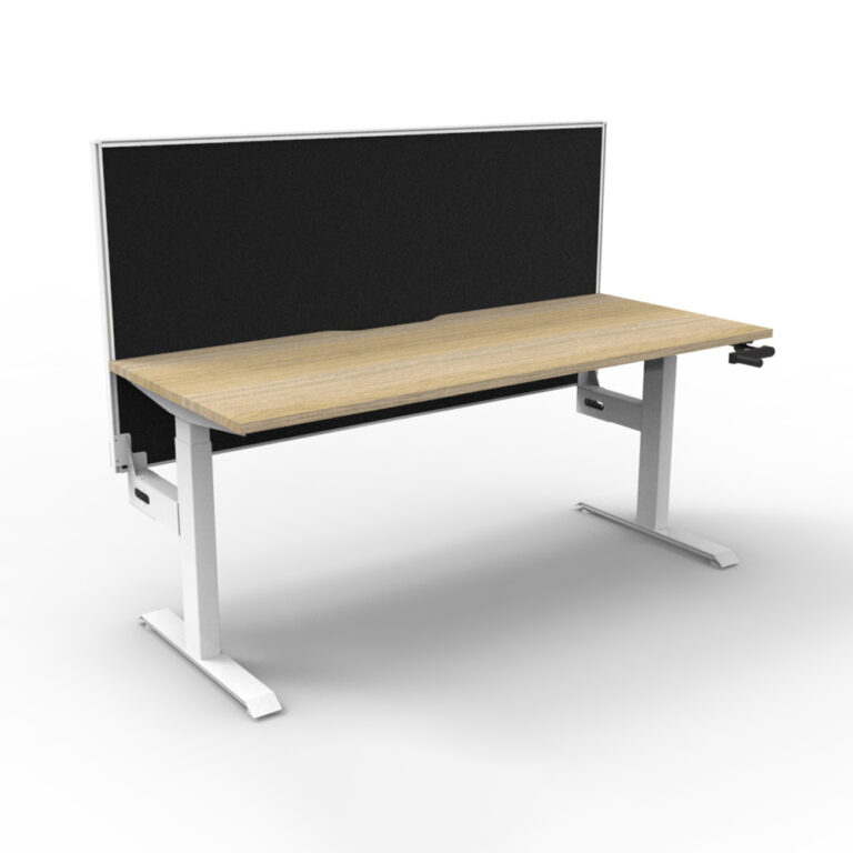 Boost Crank Height Adjustable Desk with Screen | Epic Office Furniture