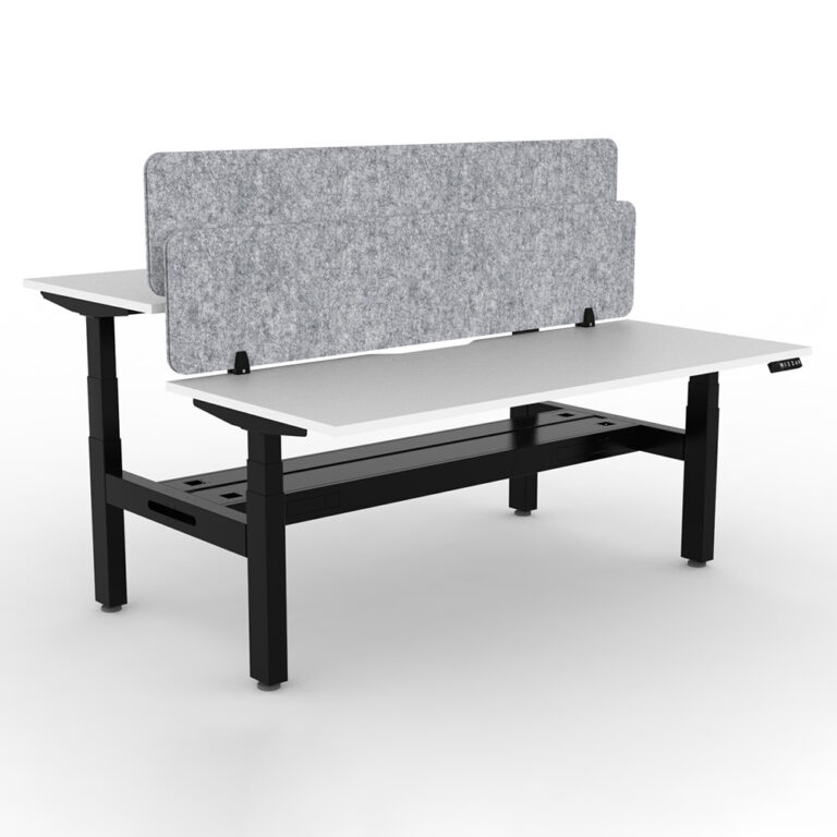 Boost+ Height Adjustable Back to Back Workstation with Eco Screen ...