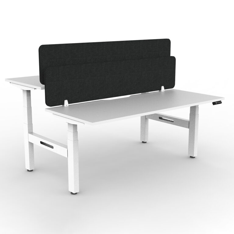Boost+ Height Adjustable Back to Back Workstation with Eco Screen ...