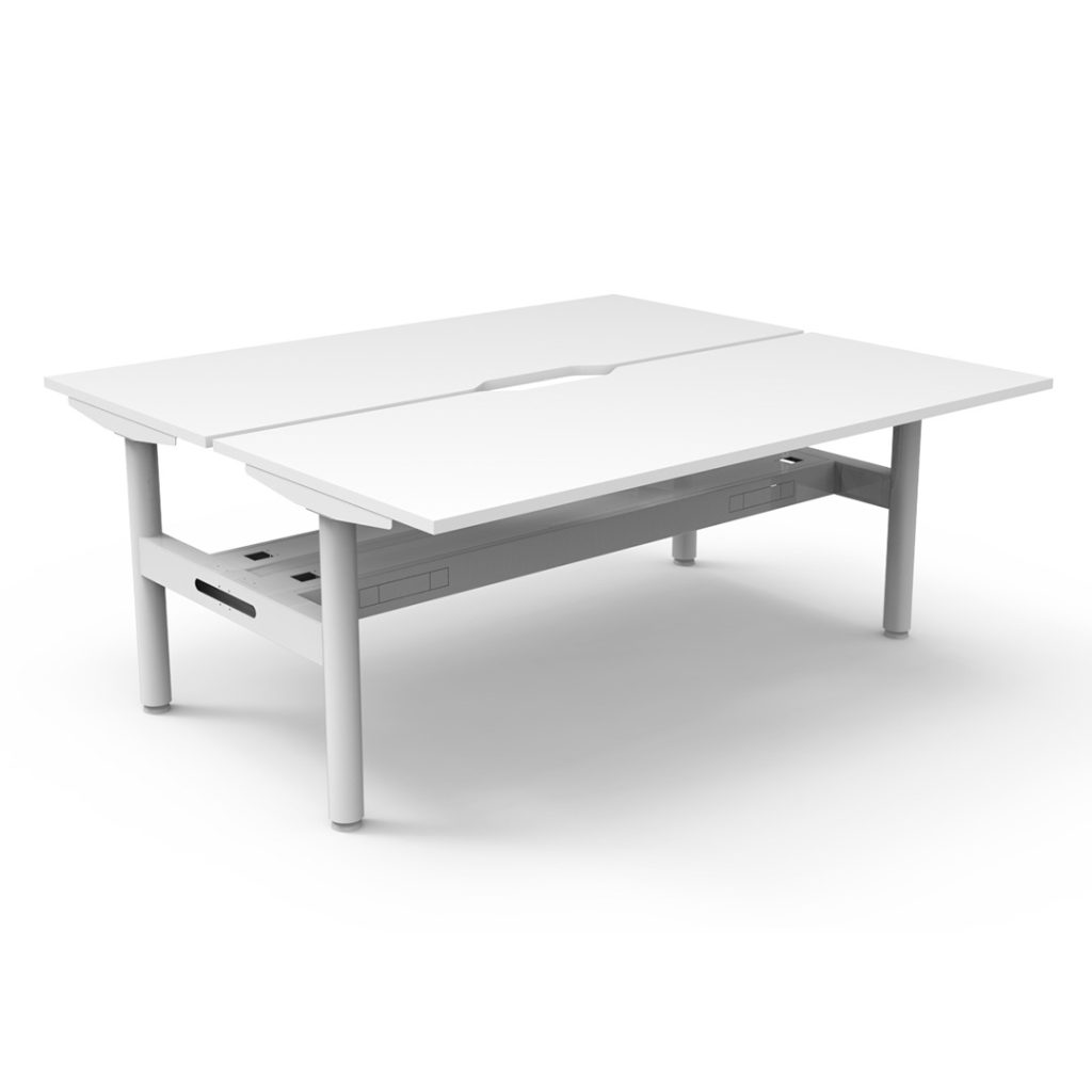 Halo Static Back to Back Workstation | Epic Office Furniture