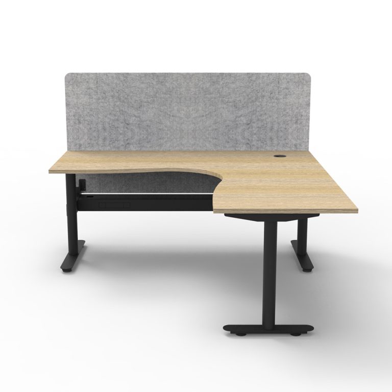 Halo Static Corner Workstation With Eco Privacy Screens | Epic Office ...